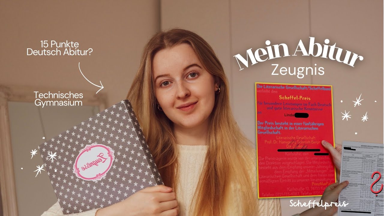 Mein Abiturzeugnis | 1,2er Abitur & Scheffelpreis der Schule?! Ein ...