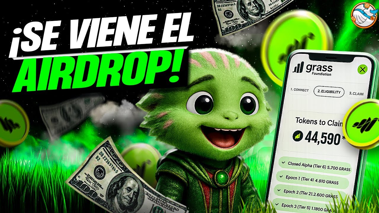 BRUTAL: $GRASS DEPIN HACE CAMBIO INCREIBLE + BLESS TGE CONFIRMADO EN SOLANA - YouTube