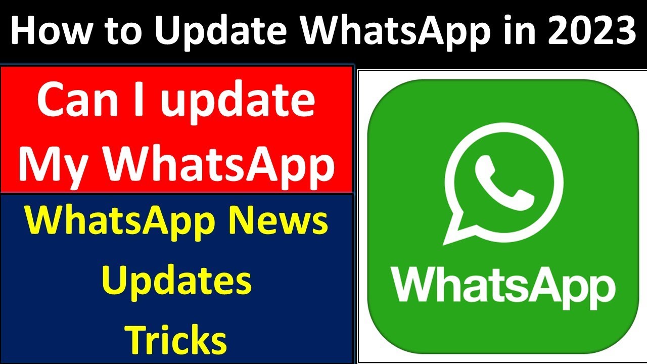 How to update WhatsApp in 2023, Can I update My WhatsApp, whatsapp ...
