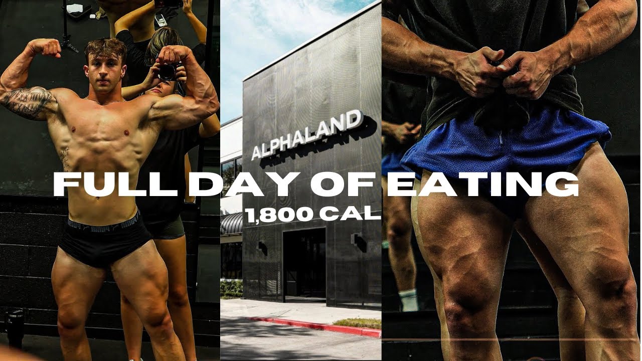 BRUTAL Alphaland Leg Day | FULL DAY OF EATING - YouTube