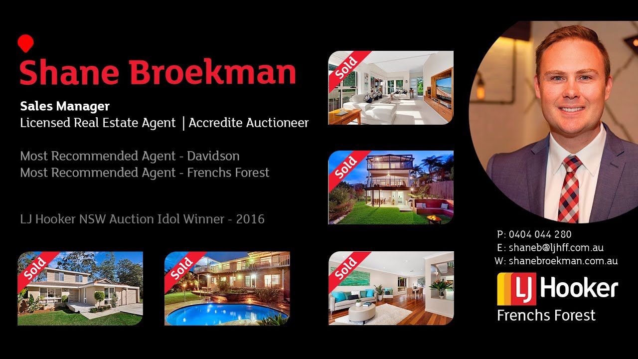 SHANE BROEKMAN AGENT PROFILE | LJ Hooker Frenchs Forest | SYDNEY | NSW ...