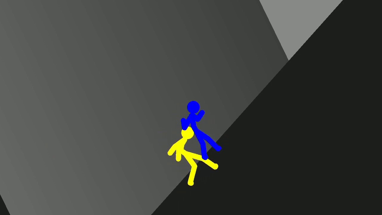 BLUE VS YELLOW | STICKMAN FIGHT - YouTube