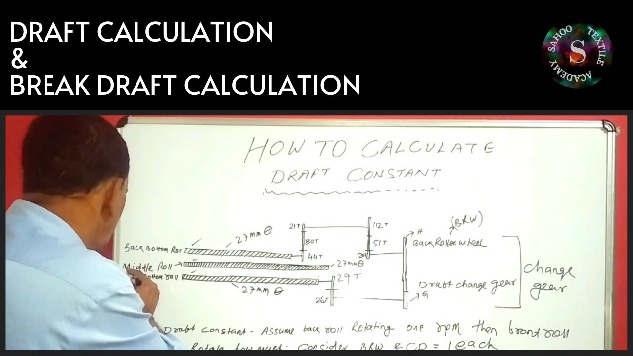 Draft constant and break draft constant calculation - YouTube