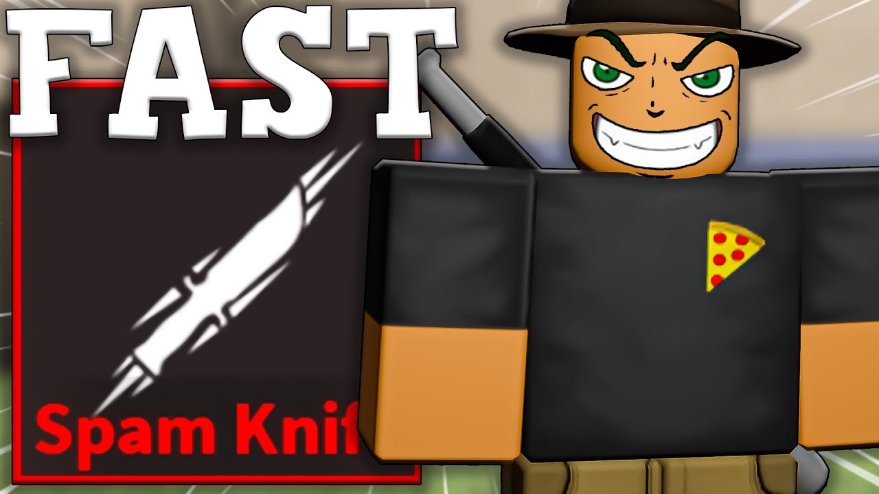 HOW FAST CAN SPAM KNIFE GO (KAT Roblox) - YouTube