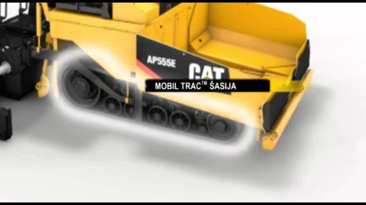 Arhīvs - Cat asfaltēšanas tehnika AP555 - YouTube