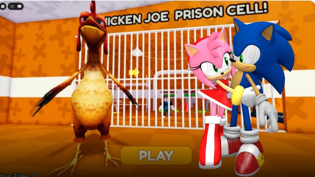 Un pollo calvo en la presión de Barry Sony pato patatas aventura en ...