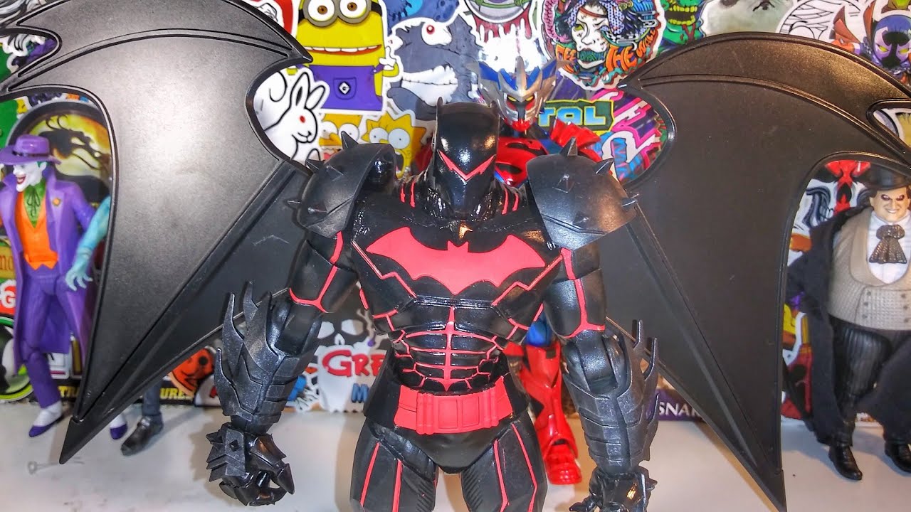 BATMAN 🦇 HELLBAT SUIT 🔥 MCFARLANE REVIEW! - YouTube
