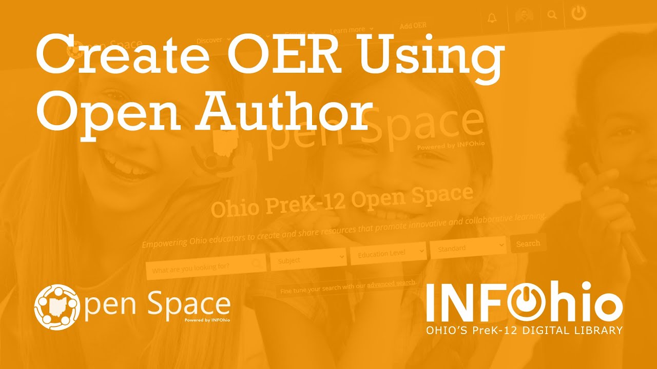 Create OER Using Open Author - YouTube