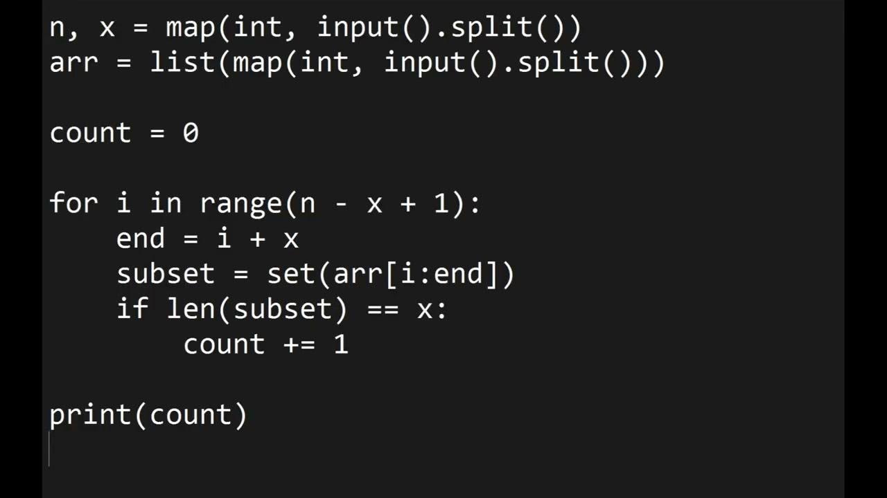 SkillRack- Daily Challenge - Consecutive Unique Integers (Program Id: 7760) 21-06-23 - YouTube