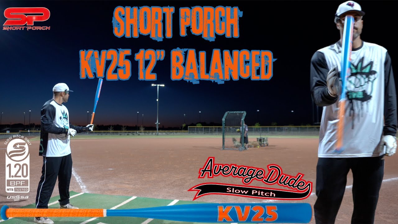 Short Porch KV25 Balanced 12" | USSSA Slowpitch Bat Review - YouTube