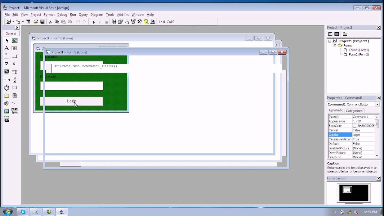 Oinsa atu halo login form simples uza Visual Basic, IPDC 9011172 - YouTube