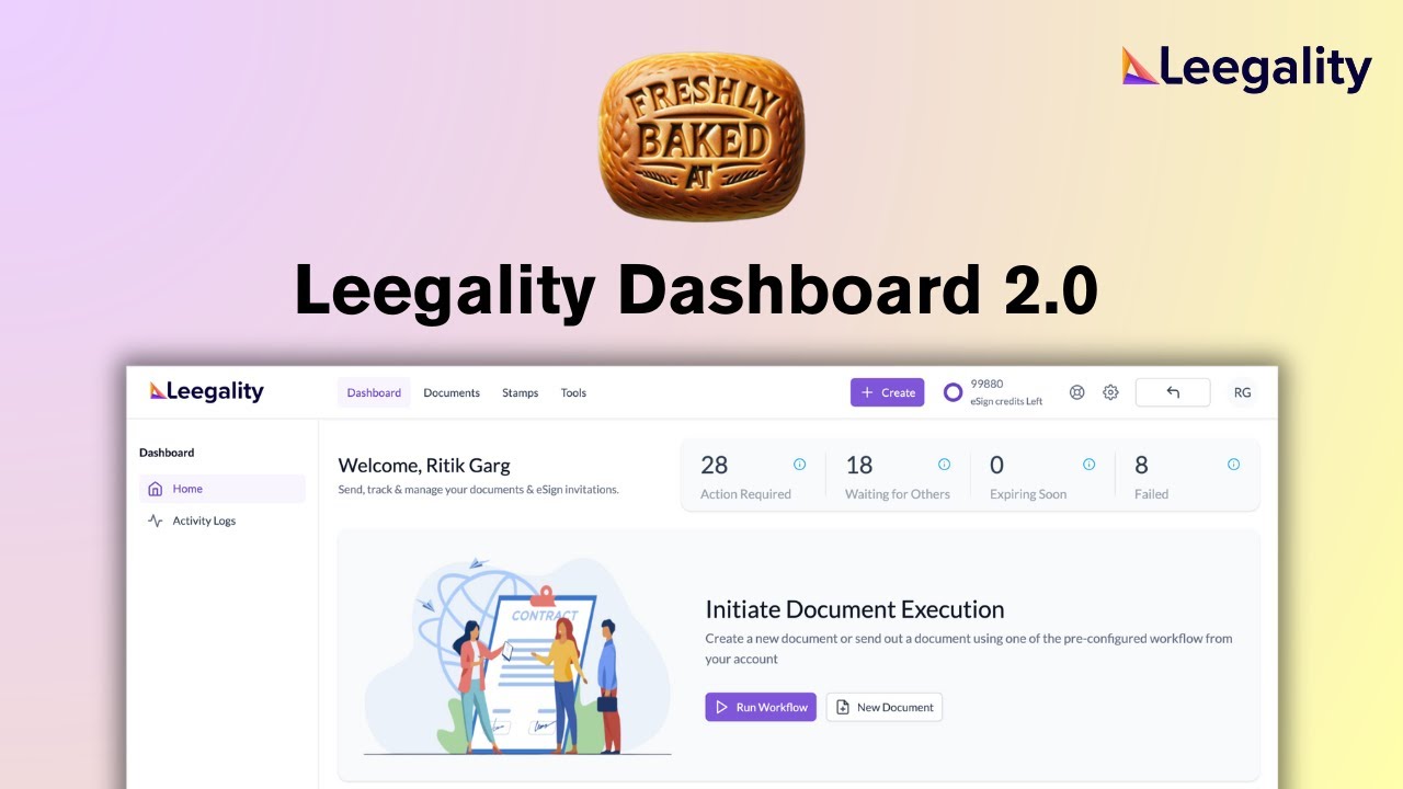 Freshly Baked at Leegality EP04 | New Dashboard - YouTube