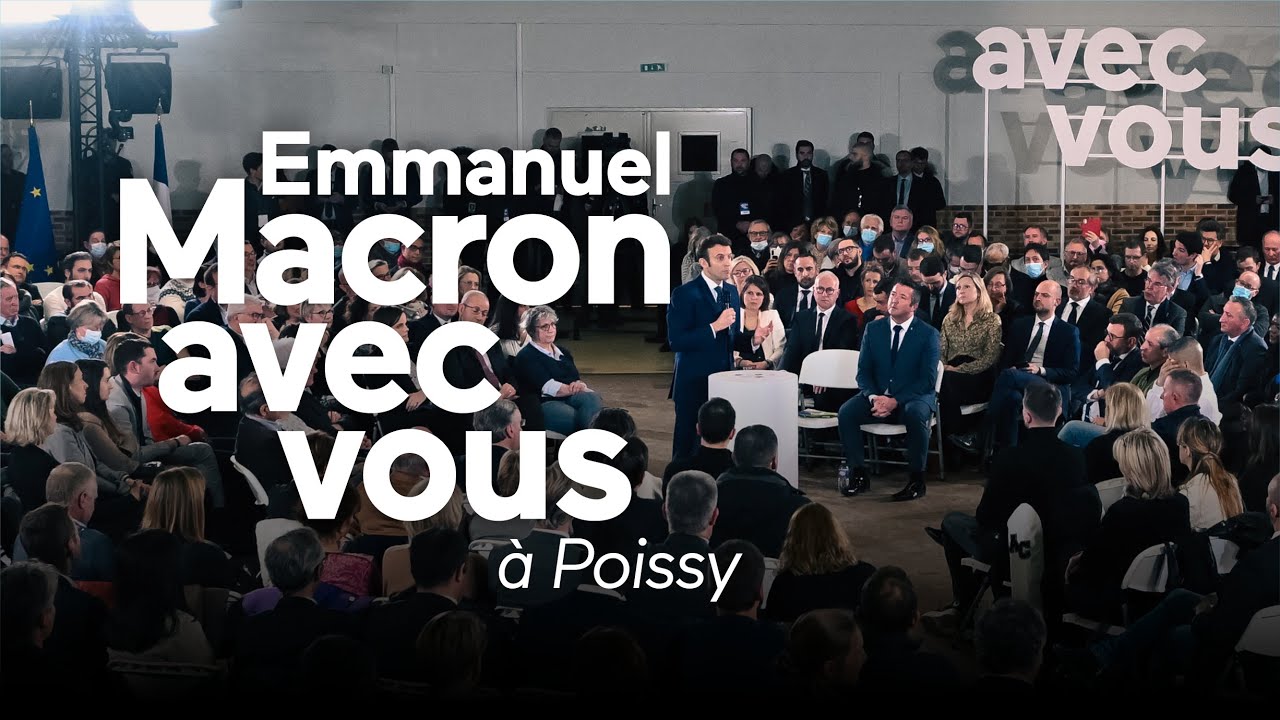 EN DIRECT | Emmanuel Macron avec vous à Poissy. - YouTube