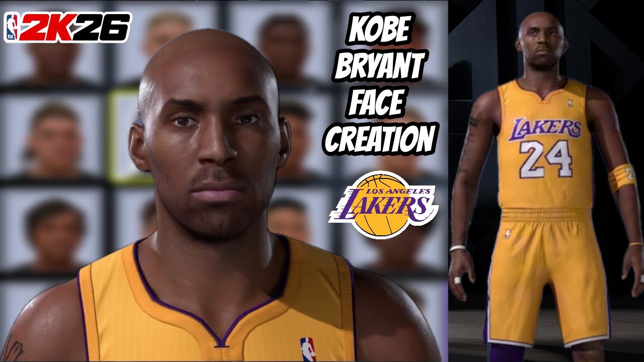 Kobe Bryant Face Creation NBA 2K26 - YouTube