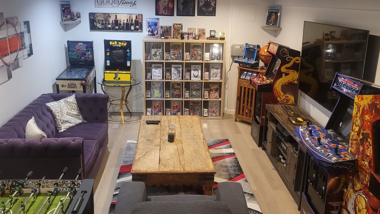 The ARCADE GAME ROOM COMICS + COLLECTIBLES OFFICE TOUR with NICKGQ ...