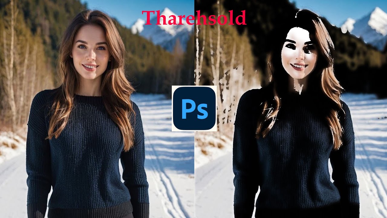 Threshold Effect In Adobe Photoshop/ Abstract painting Effects ...