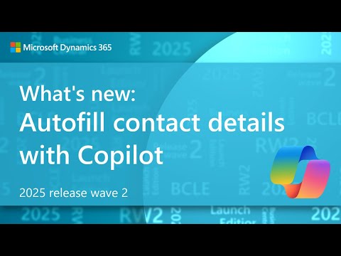 What's new: Autofill contact details with Copilot - YouTube