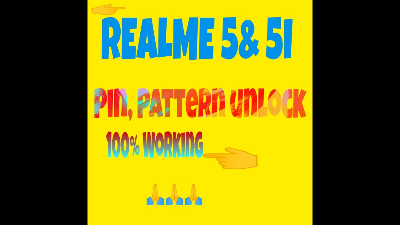 Realme 5i (RMX 2030) Pattern Unlock BY Ufi Box - YouTube