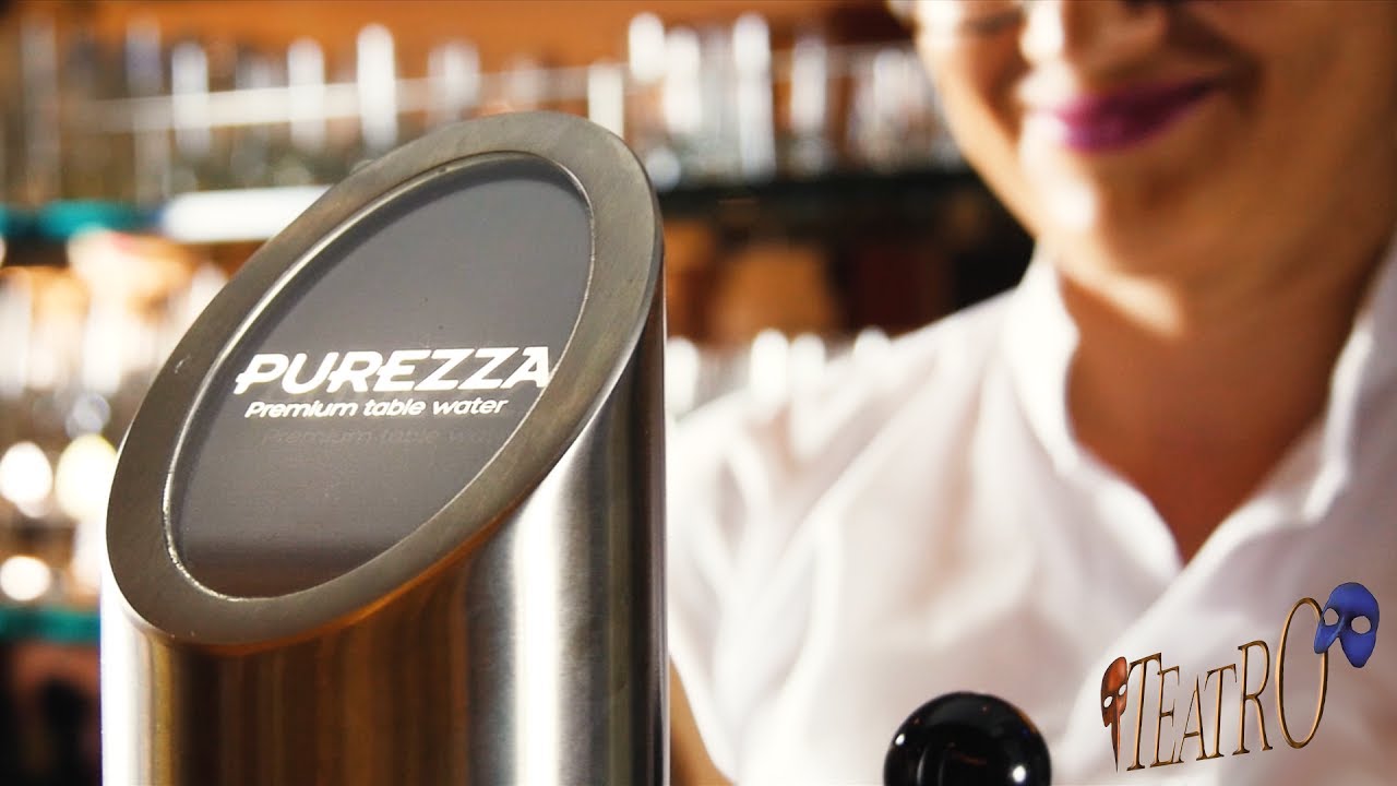 Purezza Premium Table Water | Teatro Italian Restaurant Xanten - YouTube