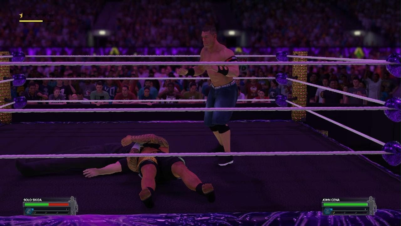 Solo vs John Cena-- singles match - YouTube