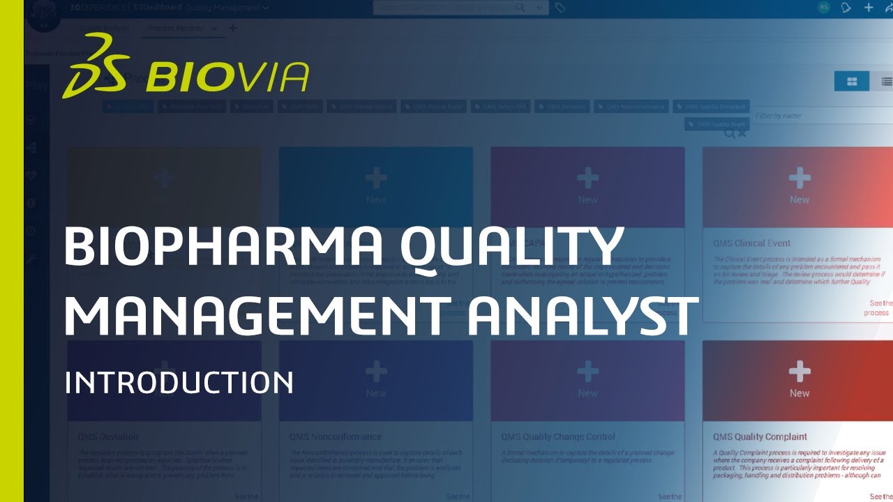 Biopharma Quality Management Analyst | Introduction - YouTube