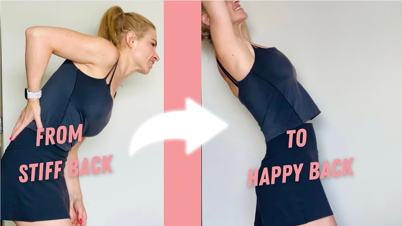 FROM STIFF BACK TO HAPPY BACK IN 3 MINUTES! 3 EXERCISES FOR INSTANT LOW ...