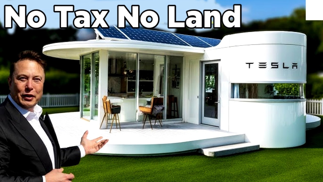Tesla's NEW $50K Tiny House TRANSFORMS Into 3 Different Rooms With ONE ...