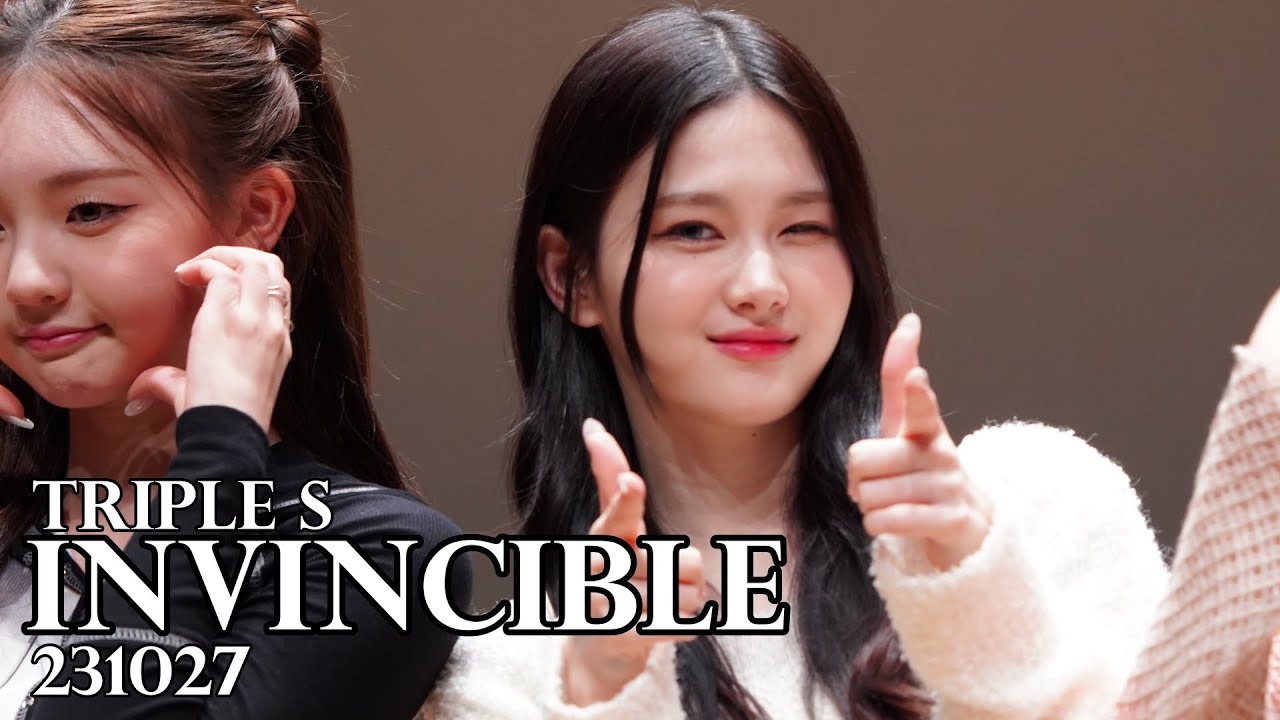 231027 TripleS 트리플에스 EVOLution Invincible Fansign 팬싸인회 Grp - YouTube
