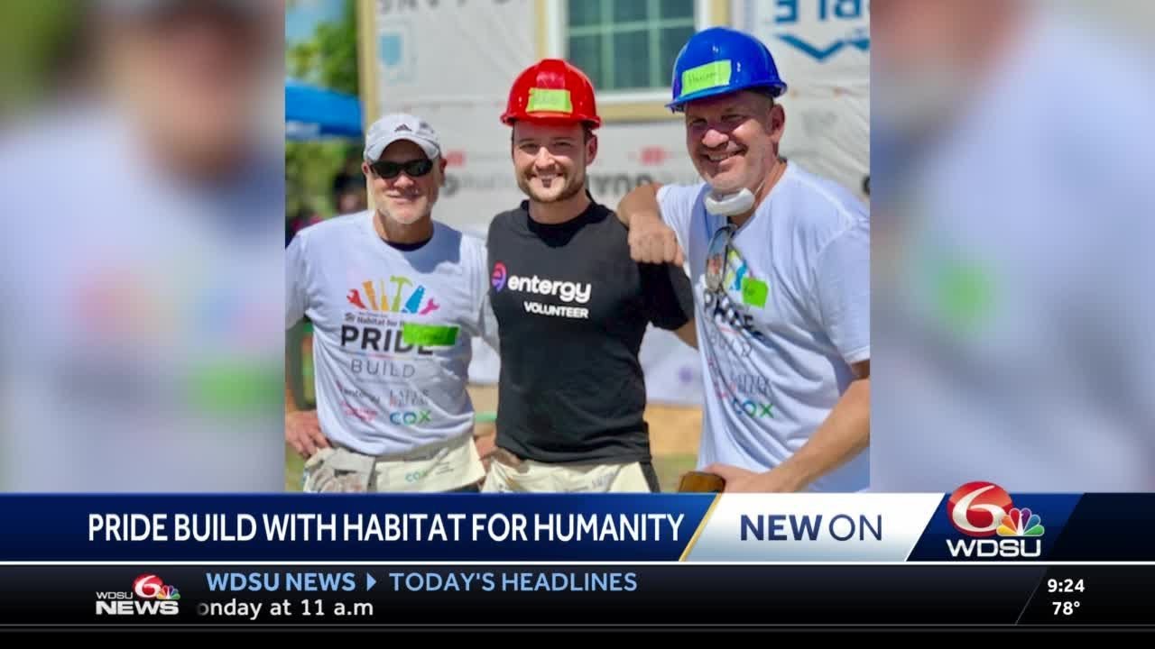 Habitat for Humanity hosts Pride Builds this Pride Month - YouTube