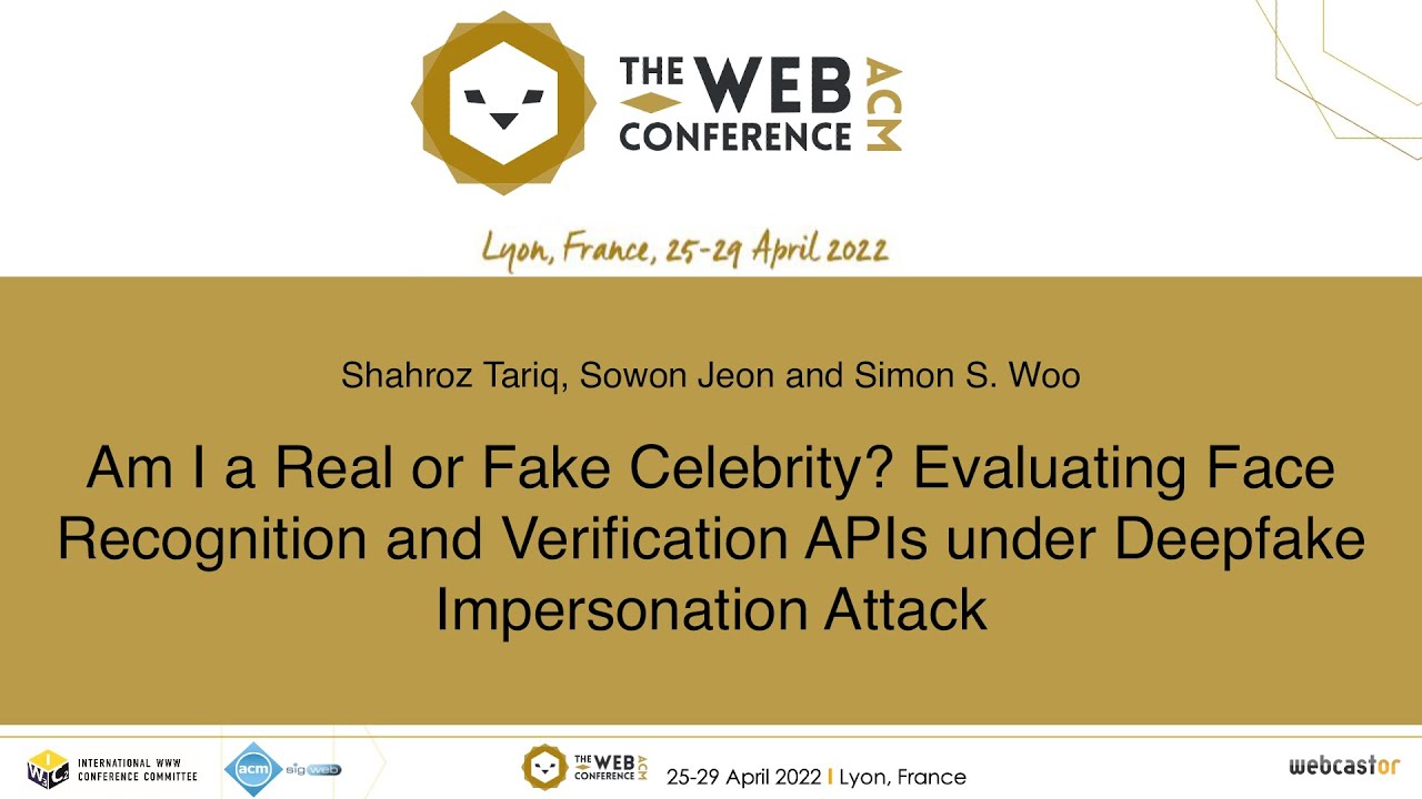 Evaluating Face Recognition and Verification APIs under Deepfake ...