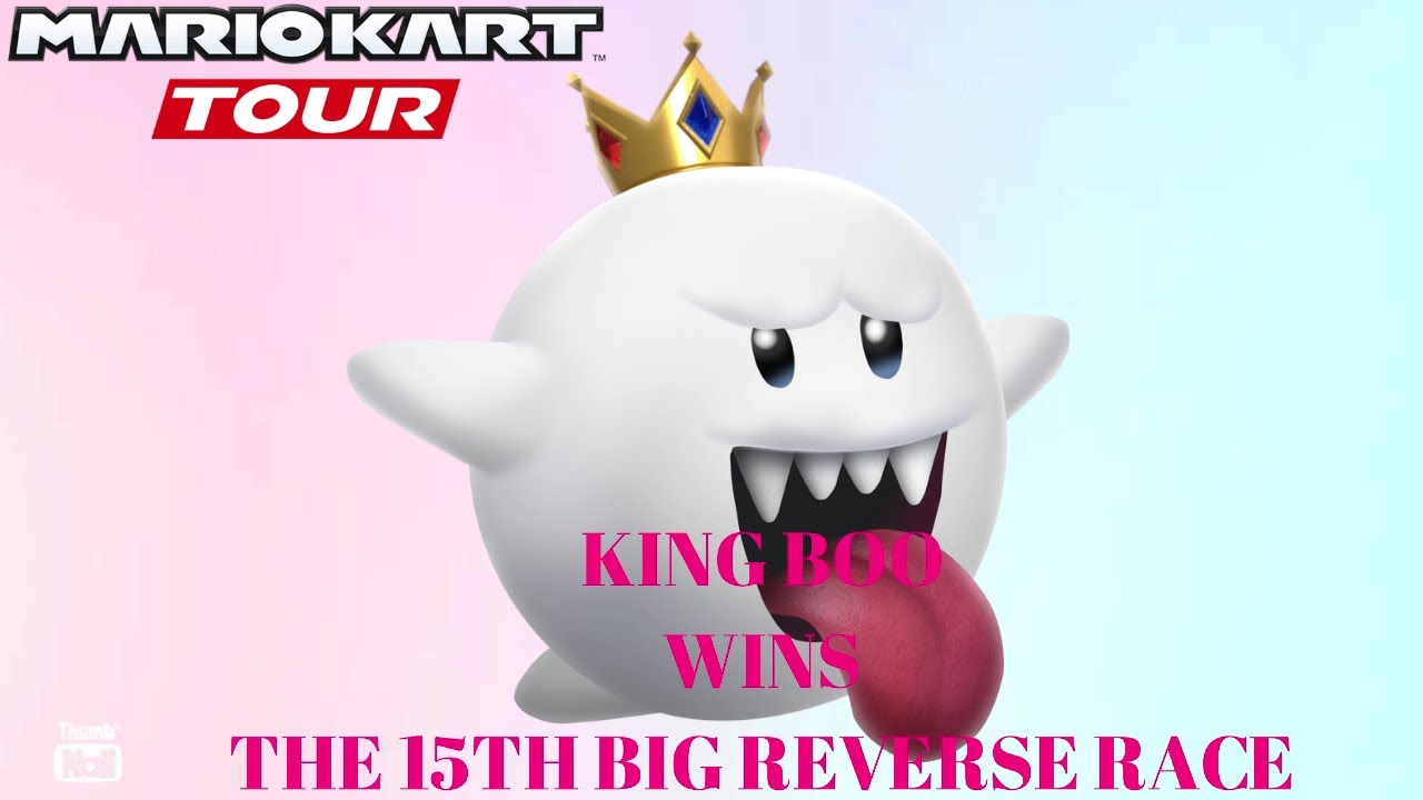 King Boo Wins The 15th Big Reverse Race - YouTube