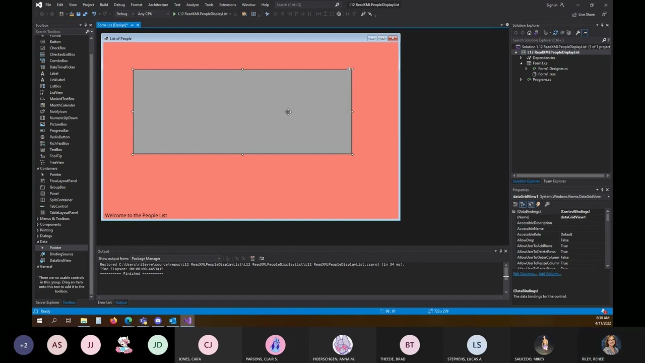 CIS150 L11 5 Deserialize XML Object Graph To List On WinForm YouTube CIS150 L11 5 Deserialize XML Object Graph To List On WinForm YouTube