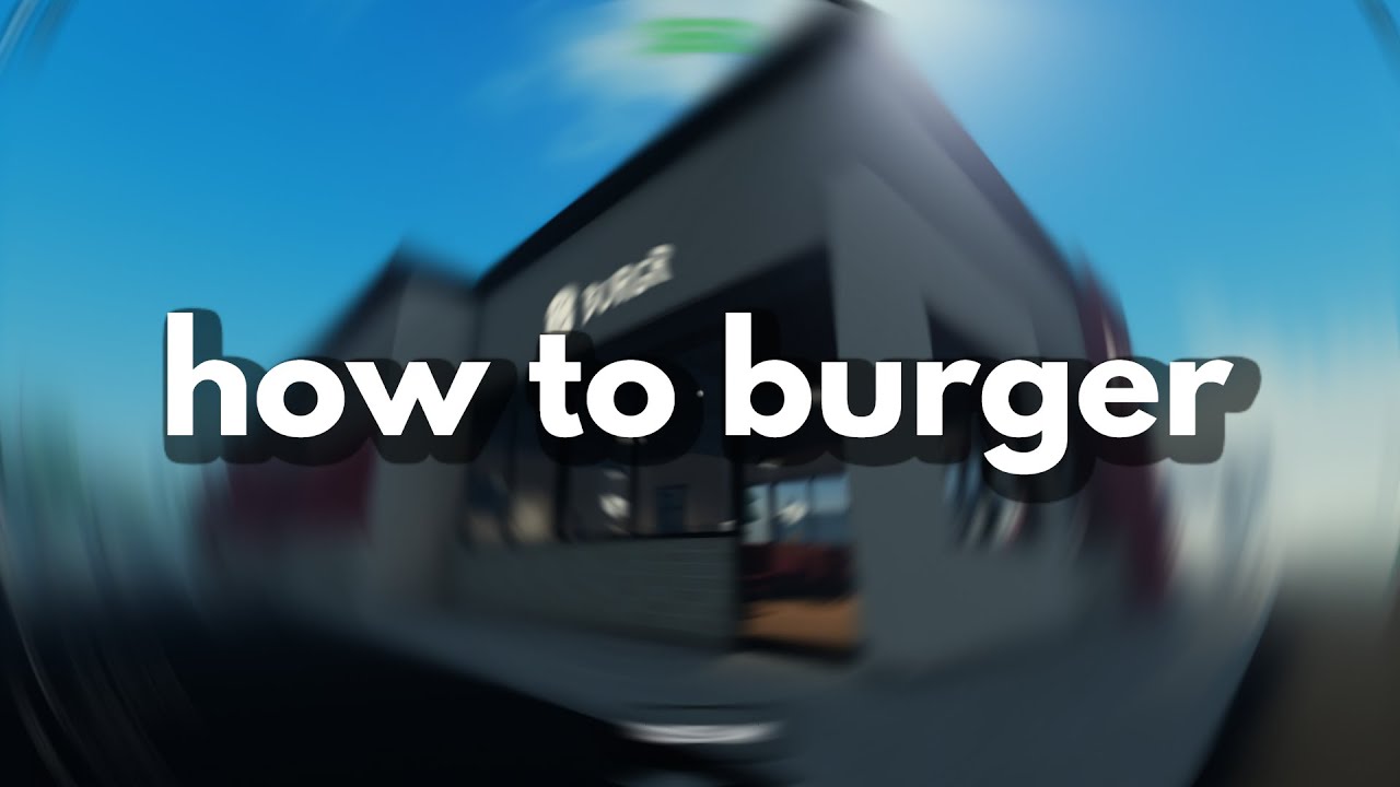 Roblox Burger Game Tutorial | 🍔 Burger Game 🍔 - YouTube