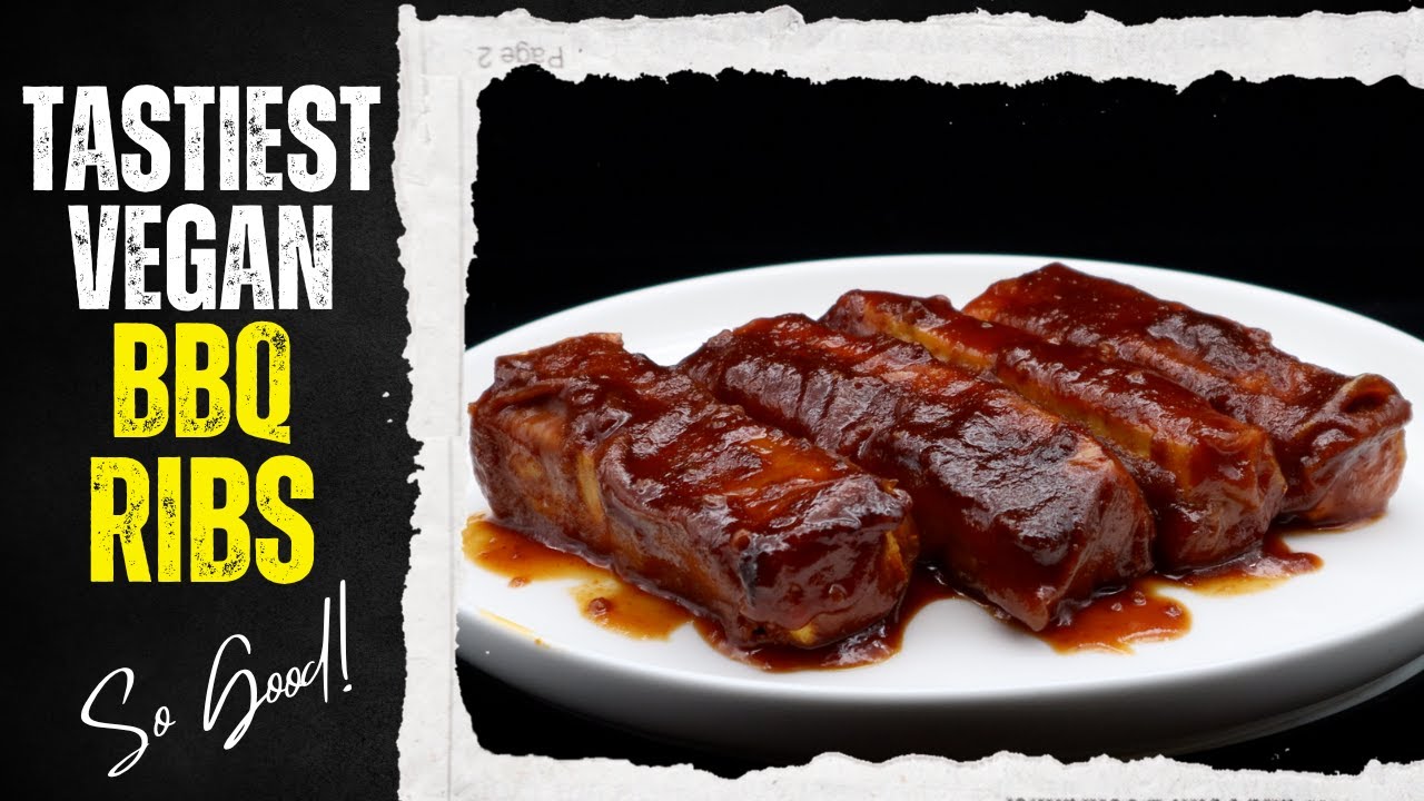 Making The Tastiest Vegan BBQ Ribs - YouTube