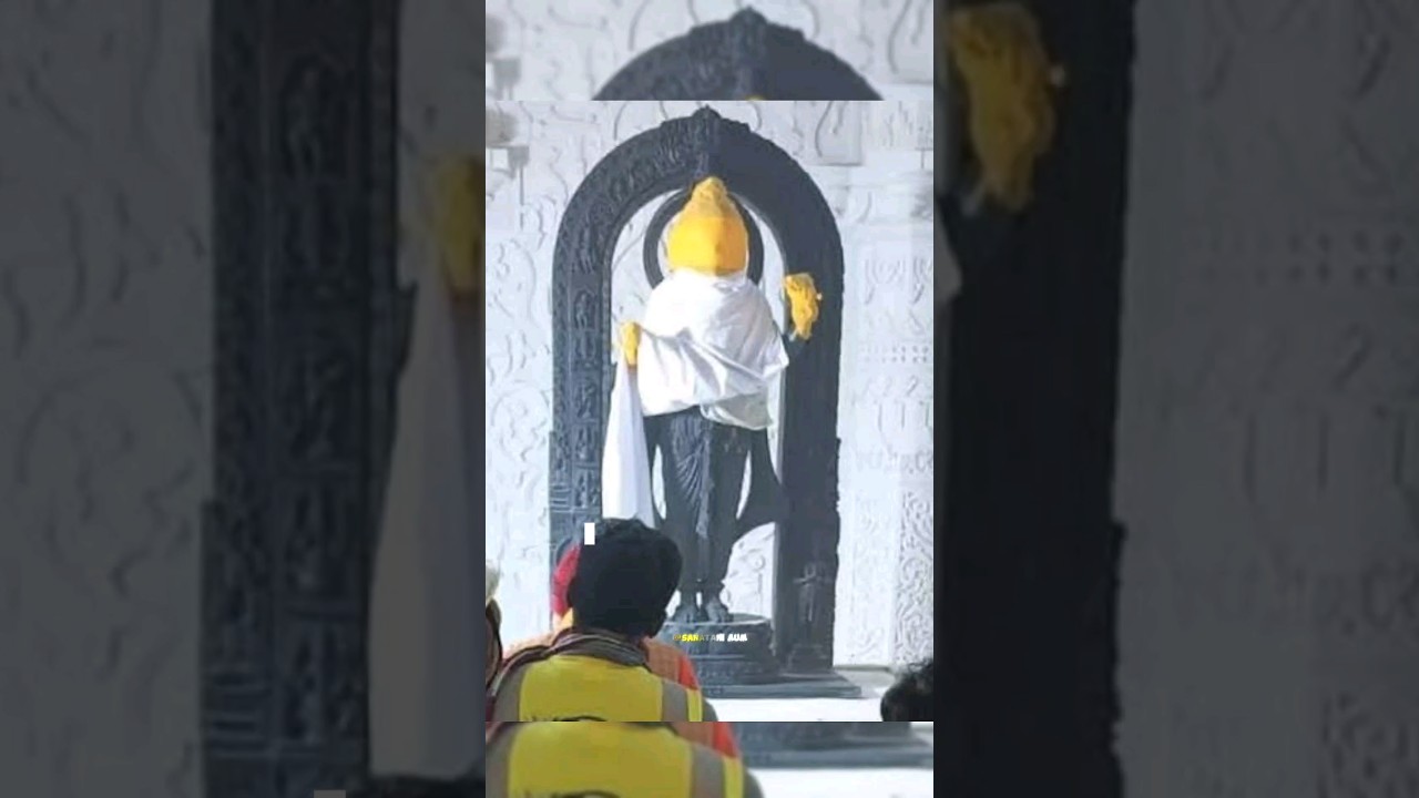 Ram Lalla 🙏🏻, Idol of Shri Ram in Garbha Griha of Janmabhoomi 🚩🚩 ...