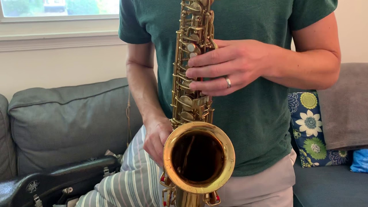 Conn Transitional 6M Chu Berry Alto Saxophone Demo, www.dcsax.com - YouTube