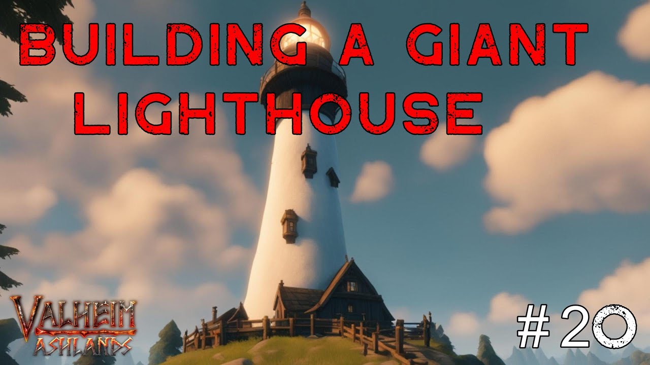 Building a Huge Lighthouse | Valheim: Ashlands | Co-op Survival (Part20 ...