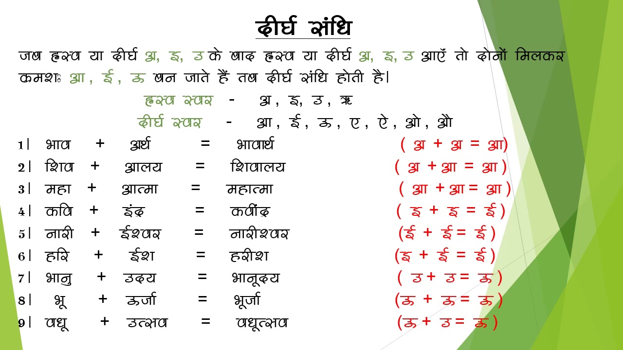 Swar Sandhi Part1 Class 8th 13 05 2020 YouTube