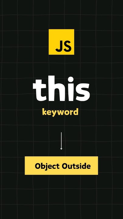 JavaScript "THIS" keyword Outside Object #shorts #javascriptintamil | Velmurugan MG - YouTube