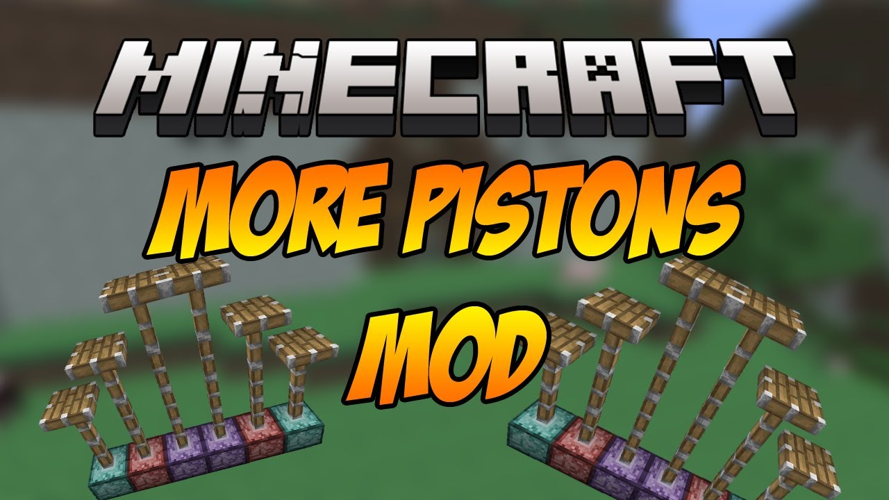 Mod Spotlight w/ SuperMinepod! - More Pistons Mod! (1.4.6) - YouTube