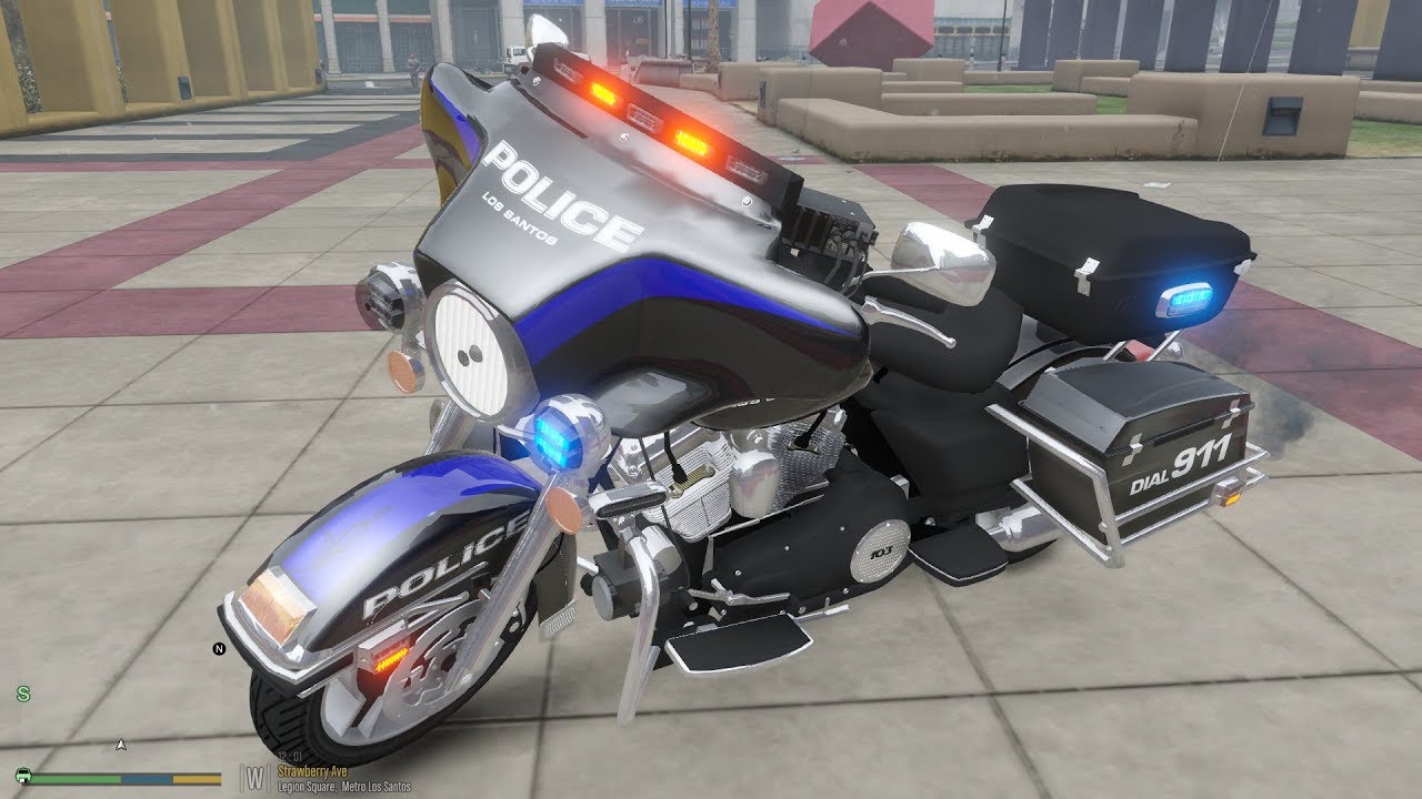 GTA 5 Live PD - Los Santos Police Department - Motorcycle Unit (LSPDFR ...