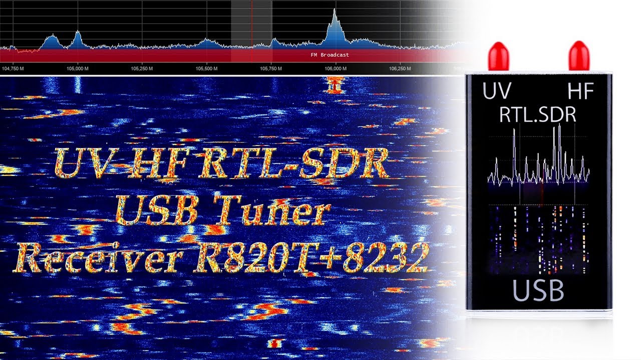 SDR приемник на RTL2832 + R820T - YouTube