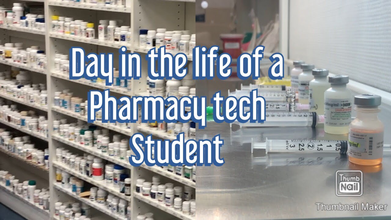 Day in the life of a pharmacy tech student💓 - YouTube