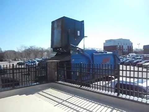 Allied waste Services front loader, truck 1286 4/12/14 - YouTube