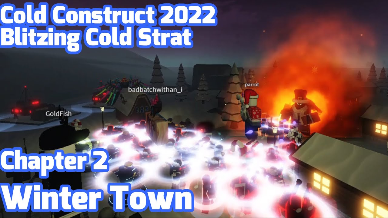 (2022) Winter Town (Chapter 2) with Blitzing Cold Strat | Tower Blitz | Roblox - YouTube