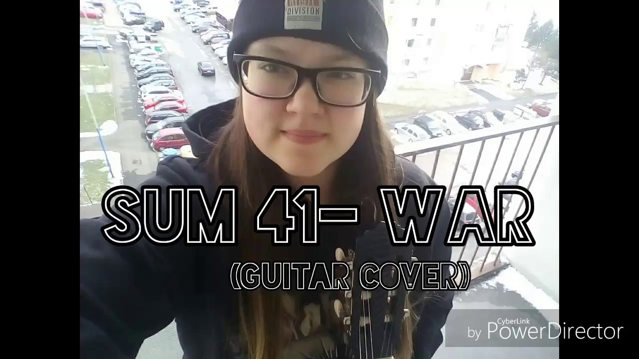 SUM 41- WAR (acoustic guitar cover) - YouTube