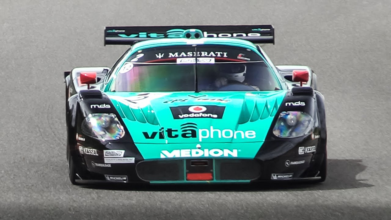 Maserati MC12 GT1: Warm Up, Accelerations & V12 Sound at Spa ...
