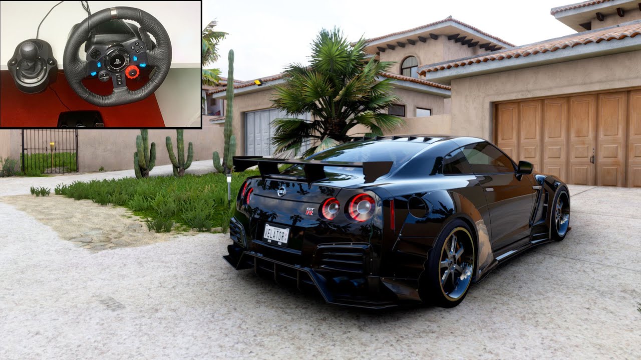 1000HP Nissan GTR NISMO R35 - Forza Horizon 5 | Steering Wheel Gameplay ...