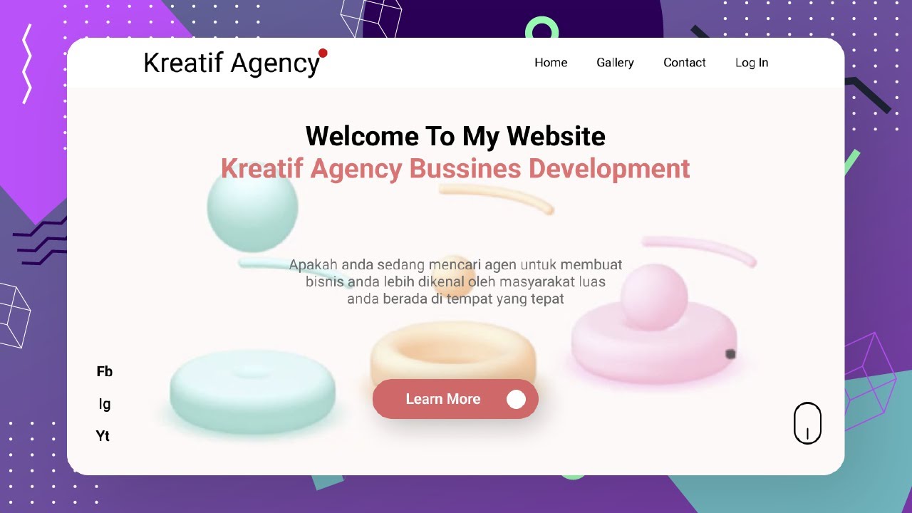 Cara Membuat Web Desain dan Menambahkan Animasi di Figma - YouTube