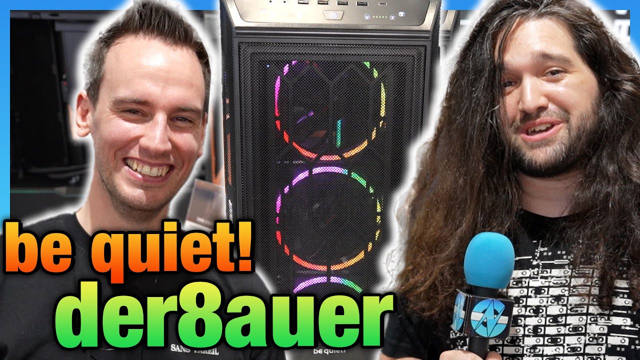 be quiet! Dark Base Pro 901, Shadow Base 800, & Der8auer - YouTube